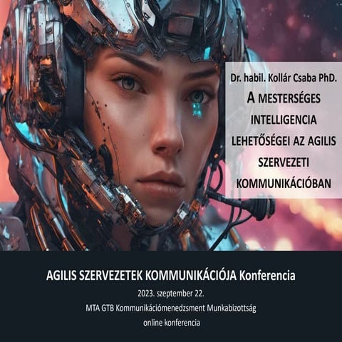 A mesterséges intelligencia lehetőségei az agilis szervezeti kommunikációban | PPTX