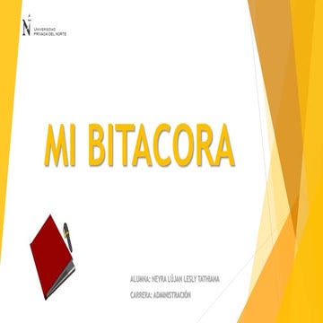 Mi bitacora | PPTX