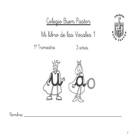 mi libro las vocales para niños y niñass | PDF