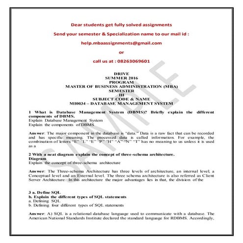 Mi0034 summer-2016 | PDF