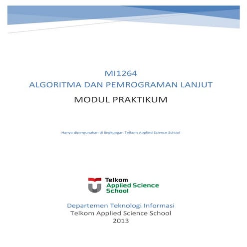 Mi1274 alpro lanjut 5 - perulangan - 1 | PDF