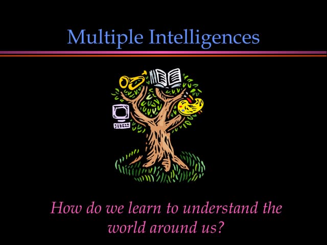 Howard Gardner: Multiple Intelligences Theory | PPTX