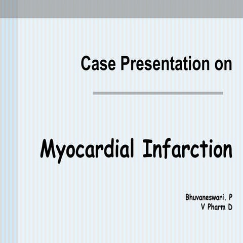 MI (4).ppt myocardial infarction is a type of heart disease | PPT