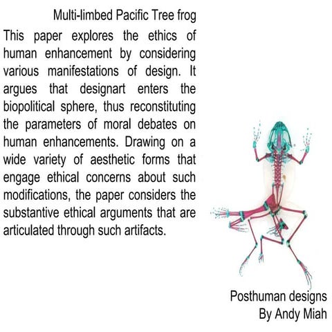 Posthuman Designs | PPT