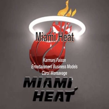 Miami Heat Presentation | PPTX
