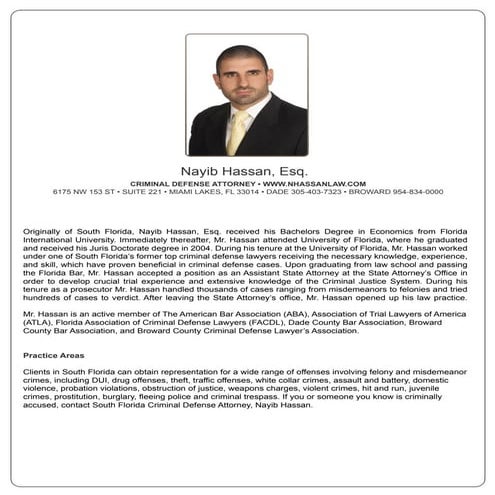 Miami Lakes Criminal Defense Attorney | PDF