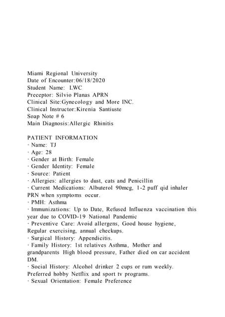 HISTORY COLLECTION FORMAT | PDF