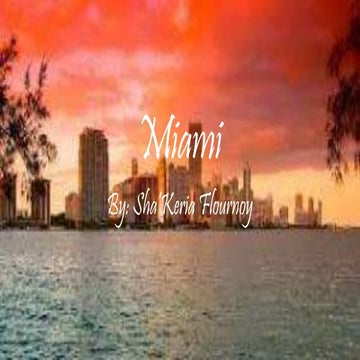 Miami, Florida | PPTX