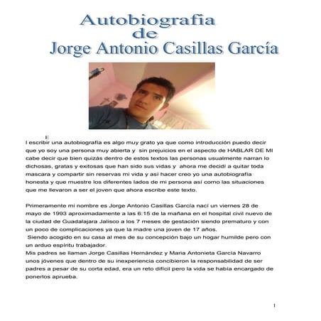Cómo escribir una biografia