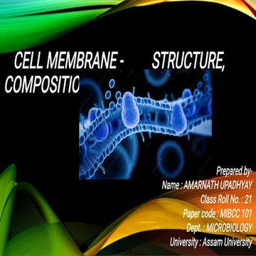 MIBCC 101(CELL Membrane - Structure,composition and Functions).pdf