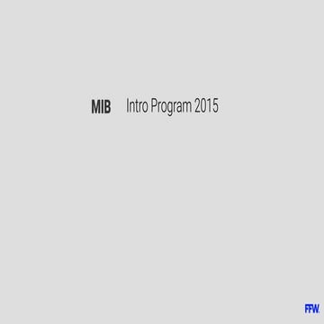 MIB Introduction Program | PDF