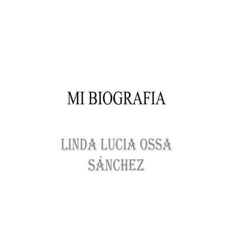 Mi biografia | PPTX