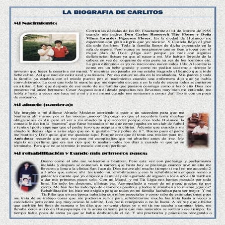 Mi biografia | PDF