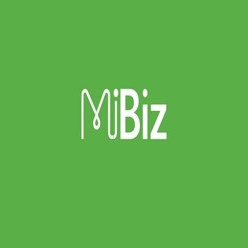 Mibiz pitch deck | PPT