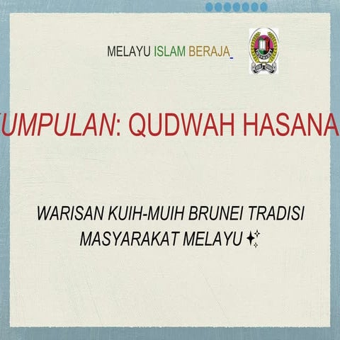 Mib powerpoint kuih muih brunei | PPTX