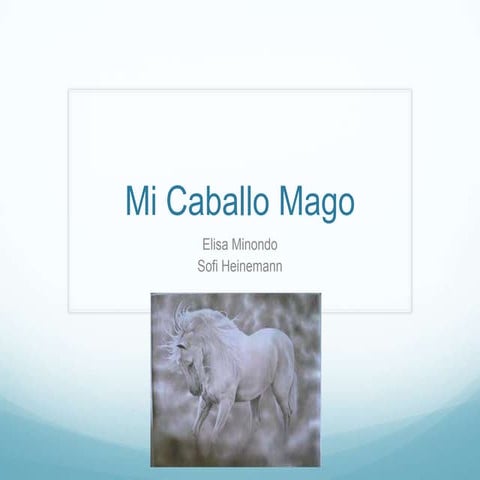 Mi caballo mago | PPTX | Western | Genres
