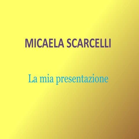 Micaela scarcelli | ODP