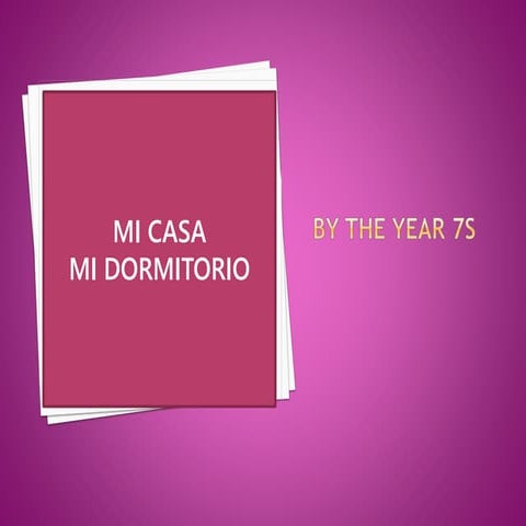 Mi casa mi dormitorio | PPT