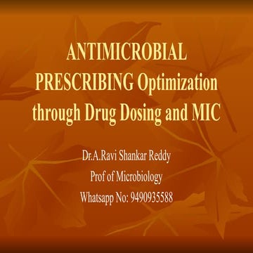 Concentration vs Time Dependent Antibiotics.pptx