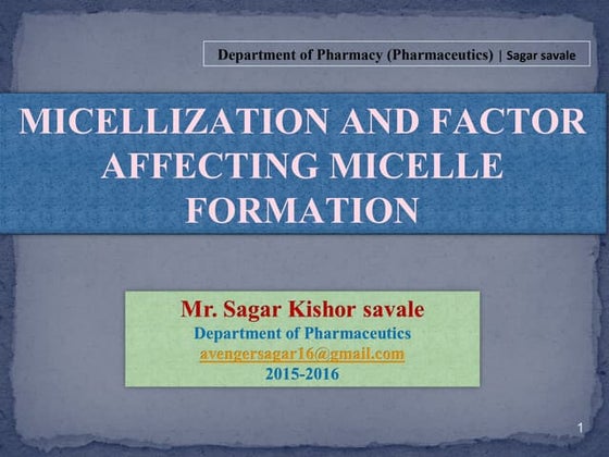 Micelles | PPT