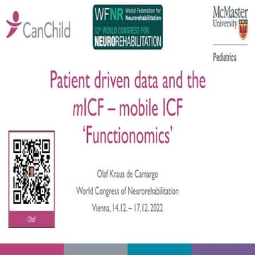 Patient driven data and the mICF - mobile ICF "Functionomics" | PDF ...