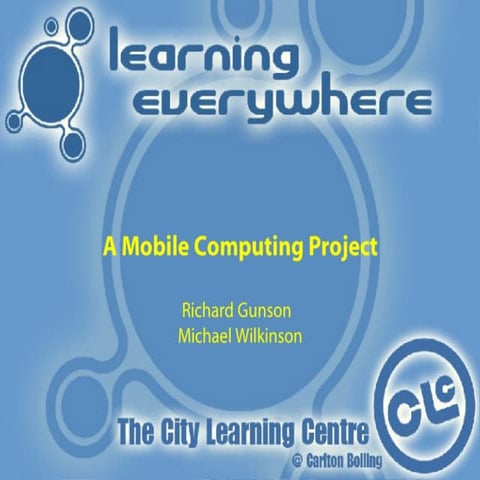 Michael Wilkinson & Richard Gunson, Learning Everywhere | PDF