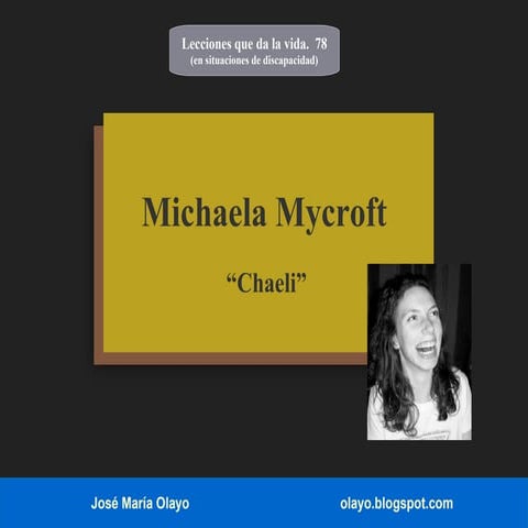 Michaela “chaeli” mycroft. | PDF