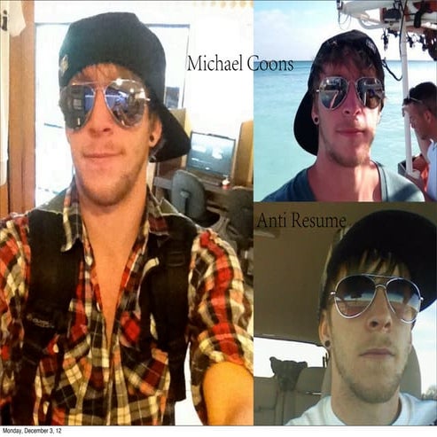 Michael coons visual resume | PPT