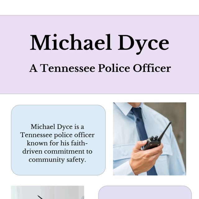 Michael Dyce - A Tennessee Police Officer | PDF