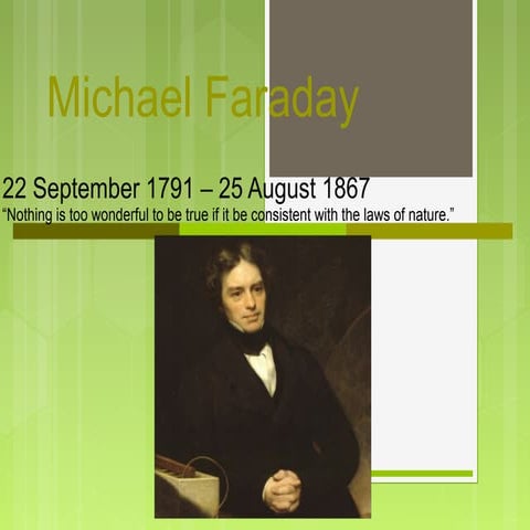 Michael faraday powerpoint | PPTX