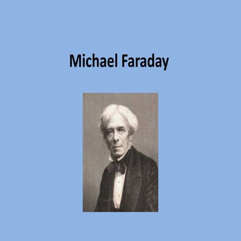 Michael faraday fizyka | PPTX
