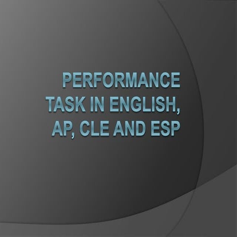 Michael felix eng,ap,cle, esp pt | PPTX