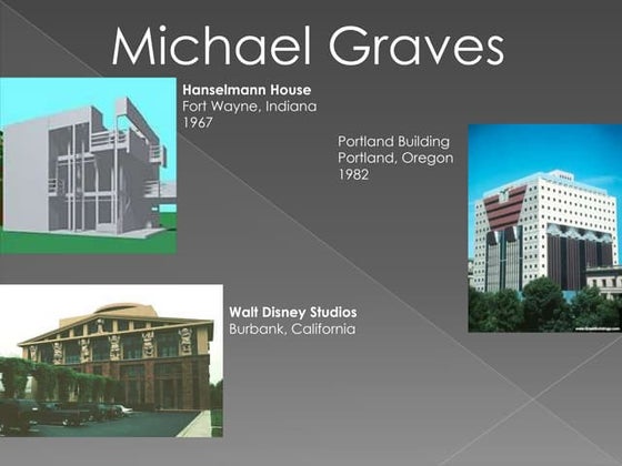 Michael Graves 1 Slide | PPTX