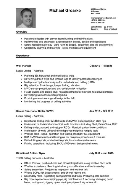 Robert G Morrison CV | PDF