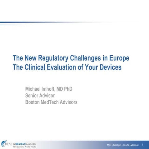 mHealth Israel_The New Regulatory Challenges in Europe The Clinical ...