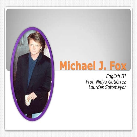 Michael j. fox biography | PPTX