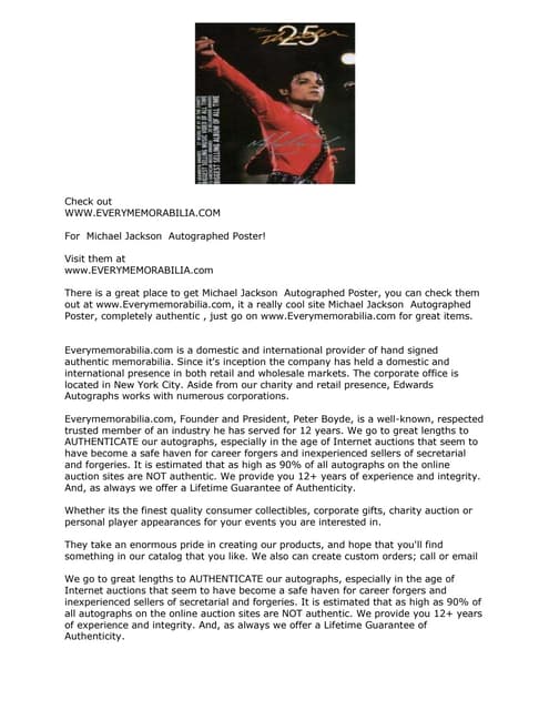 Michael phelps Autograph Signed Poster | PDF