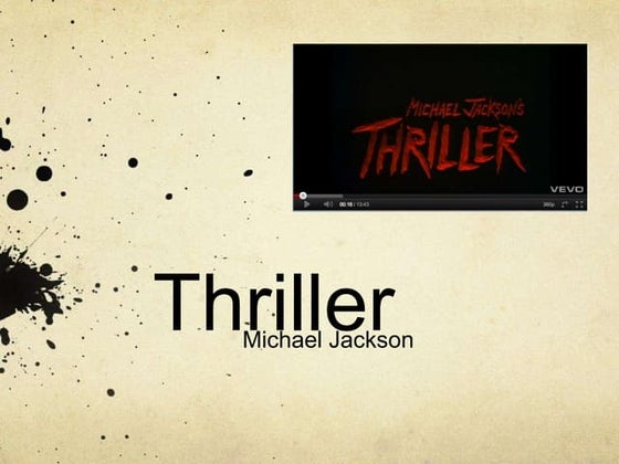Michael Jackson - Thriller | PPT