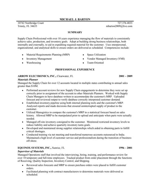Master Resume Template | DOCX