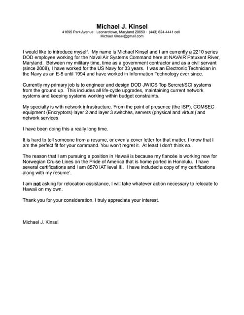 Josh Cover Letter | PDF