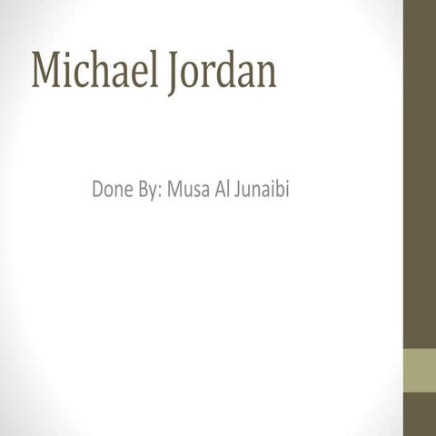 Michael jordan | PPT