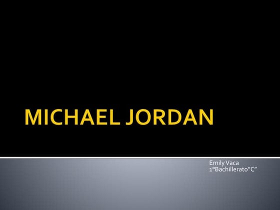 Michael jordan presentation | PPTX