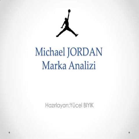 Michael Jordan Marka Analizi | PPT