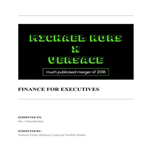 Michael kors and versace | PDF