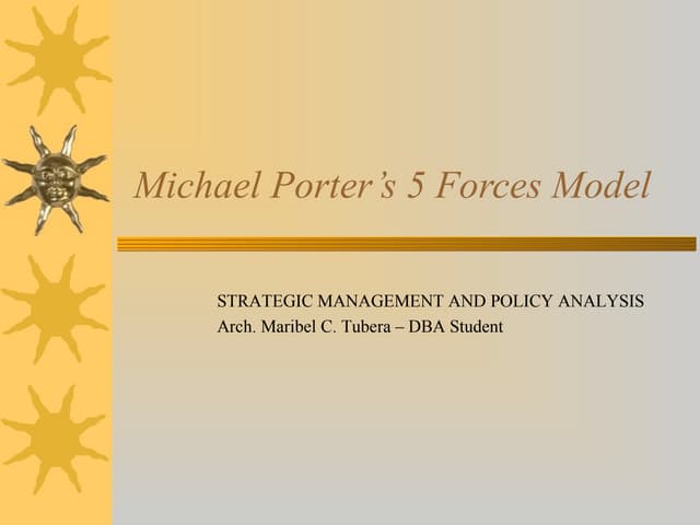 Porter's Five Forces Model | PPTX