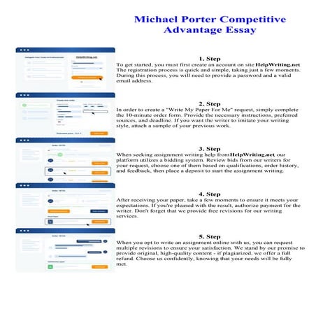 Michael Porter Competitive Advantage Essay | PDF