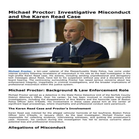 Michael Proctor_ Investigative Misconduct and the Karen Read Case.docx