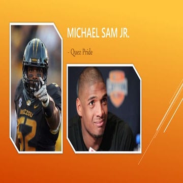 Michael samdoc | PPTX | College Football | College Sports
