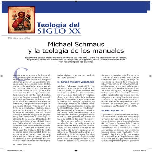 Michael Schmaus palabra marzo 2015 | PDF