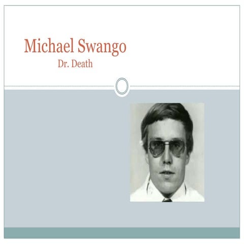 Michael swango[1] | PPTX